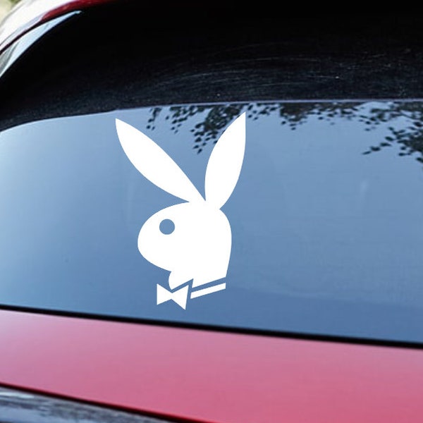 Playboy Bunny Sticker Car - Etsy