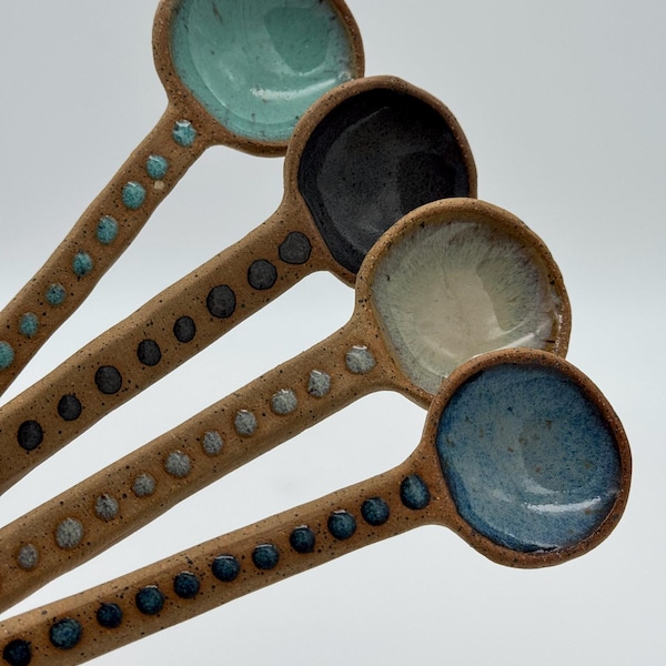 Ceramic Spice Spoons - Etsy