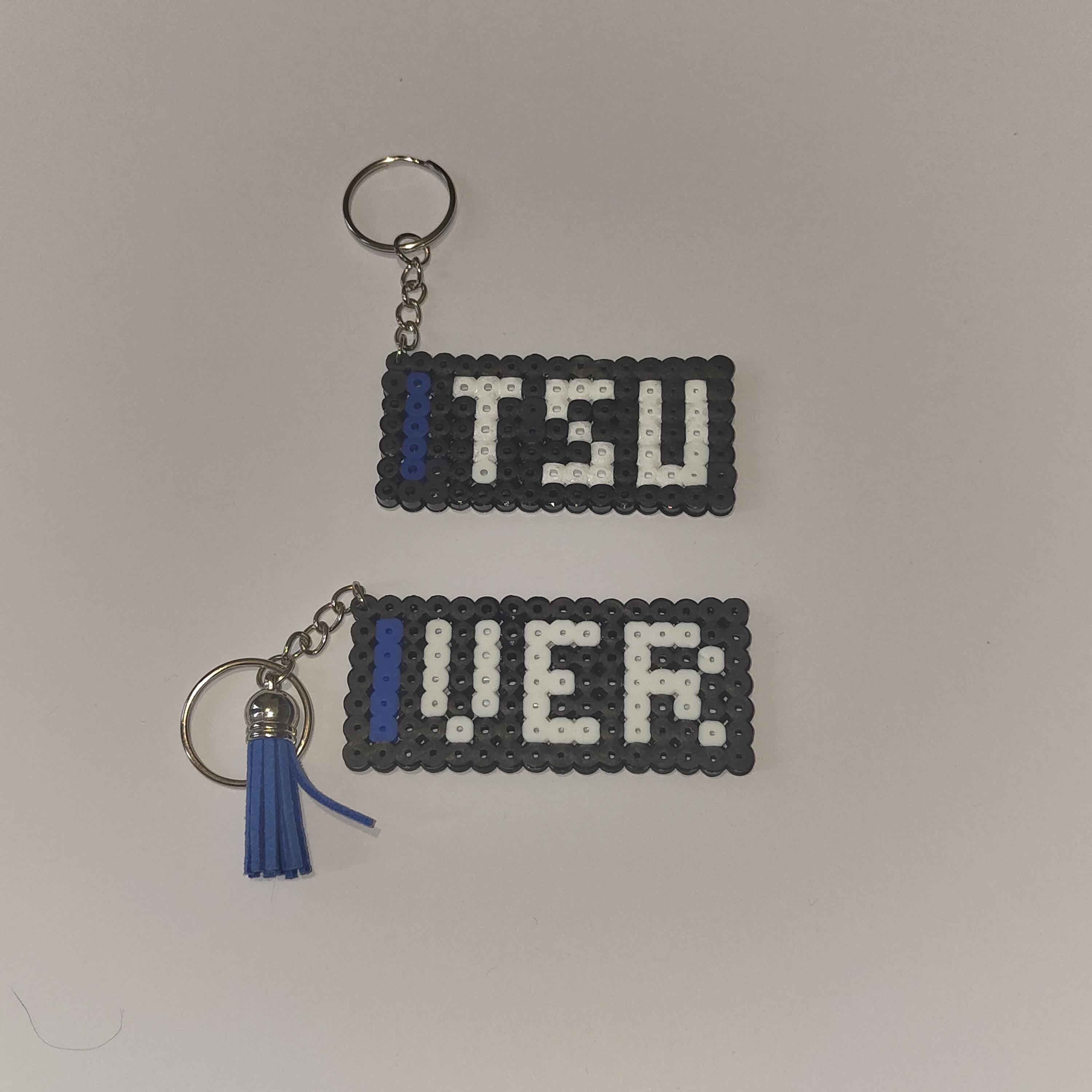 F1 Driver Name Keychain | Hama Fuse Bead Keyring With Tassel - Etsy