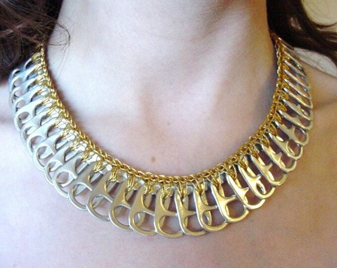 Gold Pull Tab Necklace - Etsy