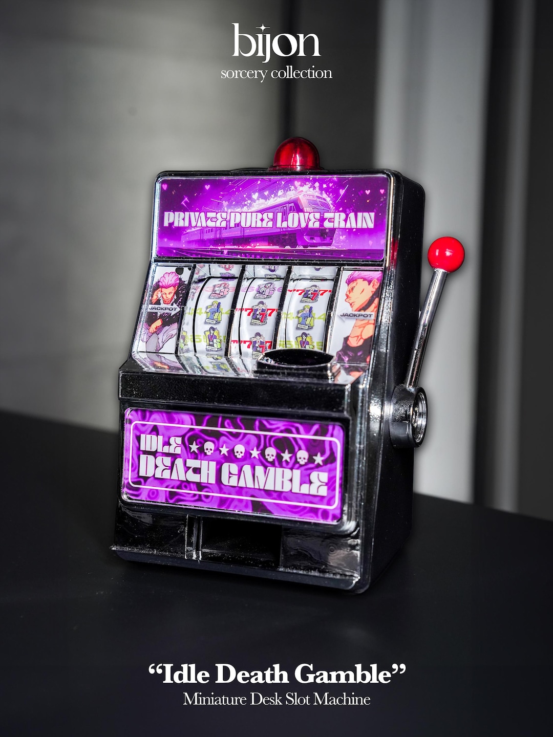 Restless Gambler JJK Hakari Miniature Slot Machine , Desk Accessory ...
