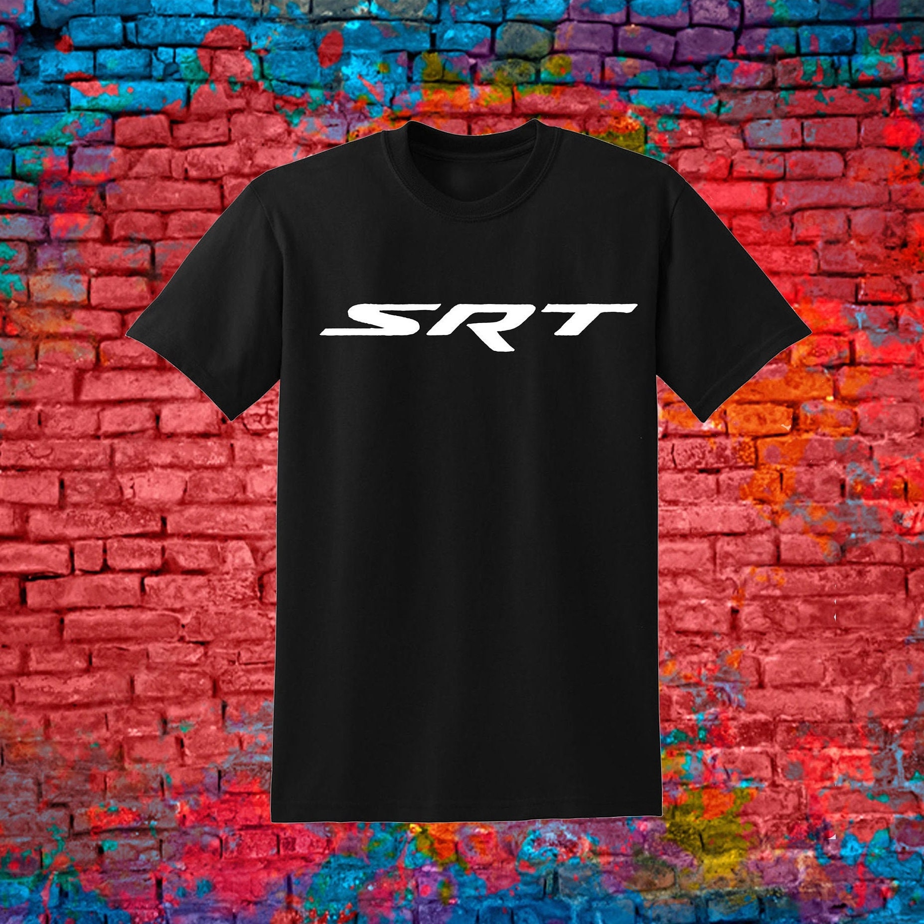 Dodge SRT Logo Black T-shirt - Etsy