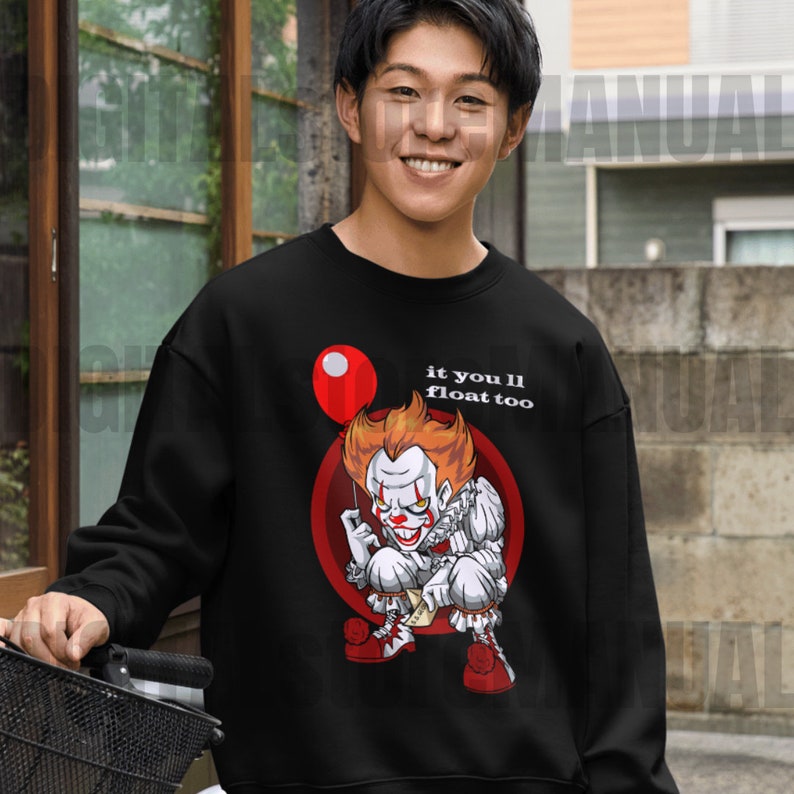 Pennywise Vectorized, Eps, Dxf, Svg, Pdf, Png, Vector, Cricut - Etsy ...