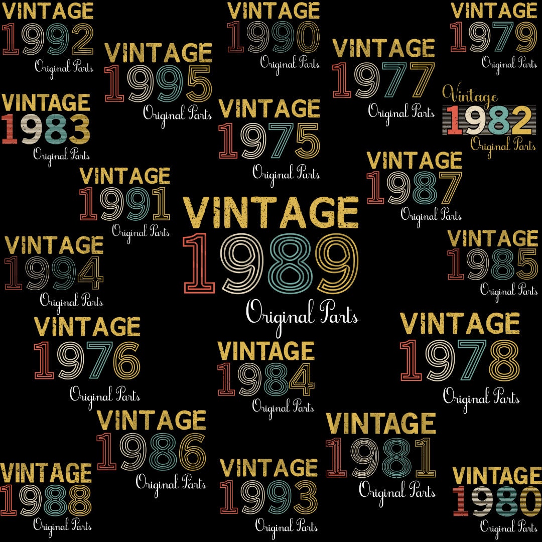 Manually Vectorized Vintage, Special Dates, Vector, Png, Pdf, Eps, Dxf ...