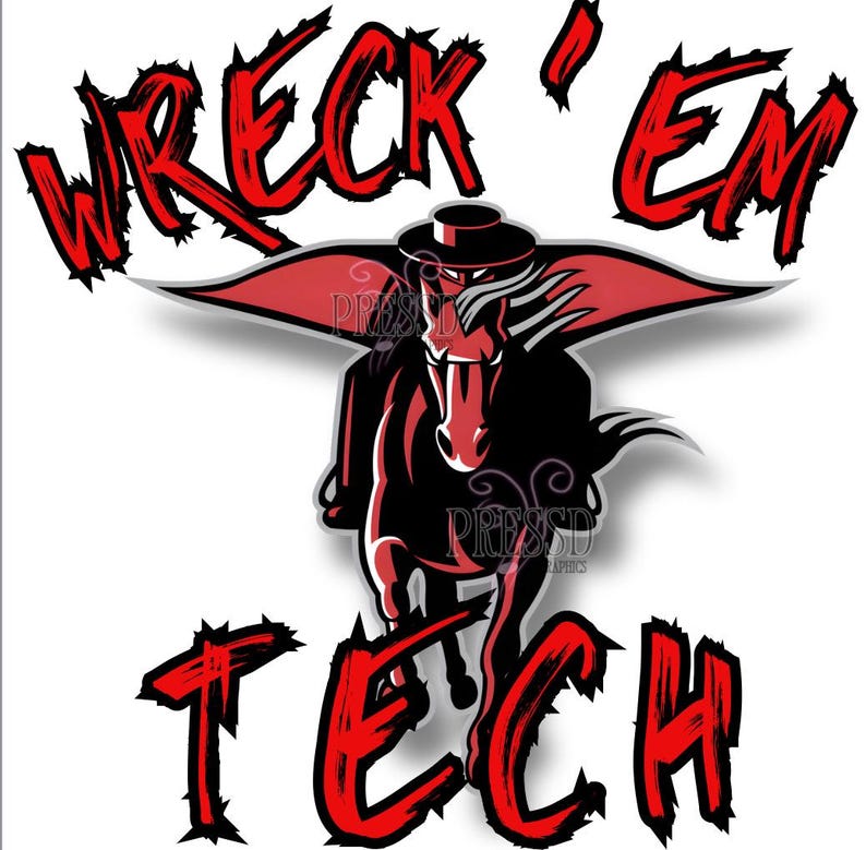 Red Raiders Mascot Png - Etsy