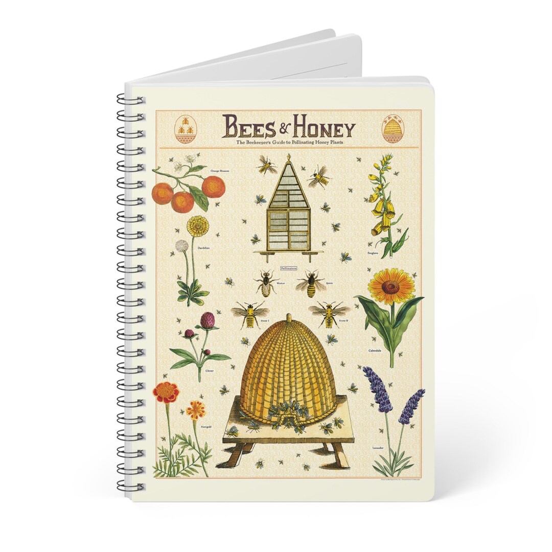 Beekeeping Chart Notebook A5 Wirebound Softcover for Apiary Notes ...