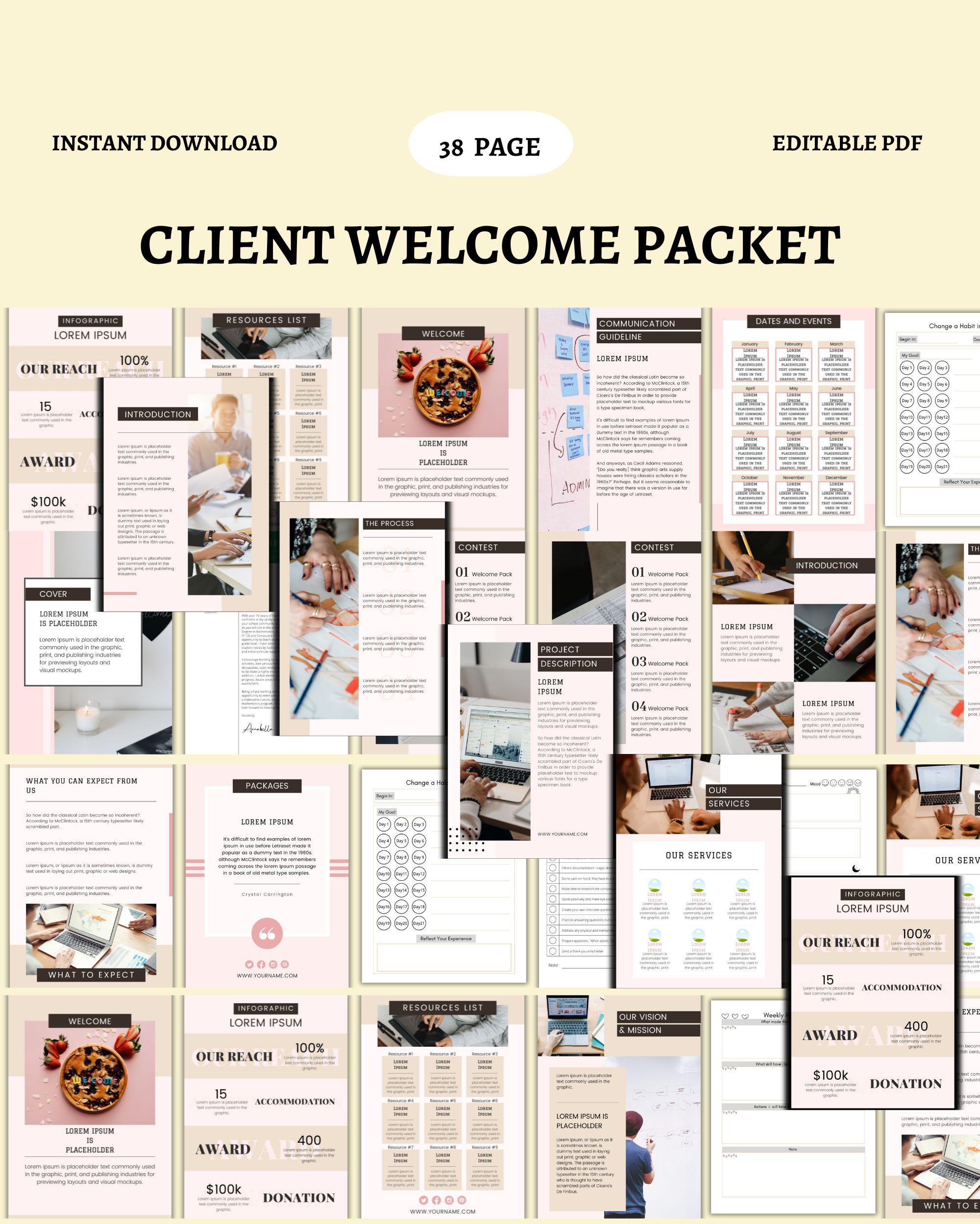 Ultimate Client Welcome Packet | Business Onboarding & Branding Guide ...