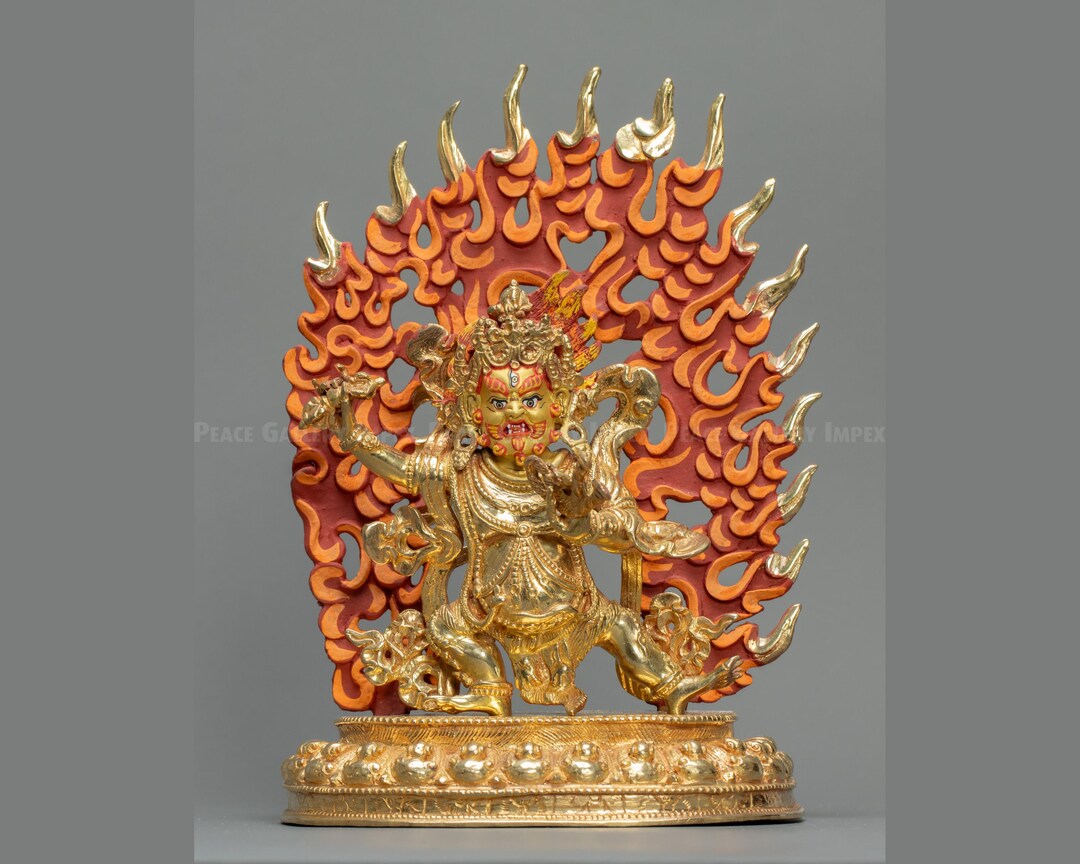 Vajrapani | Thunderbolt | Fierce Face | Fullgold | Religious | Decor - Etsy