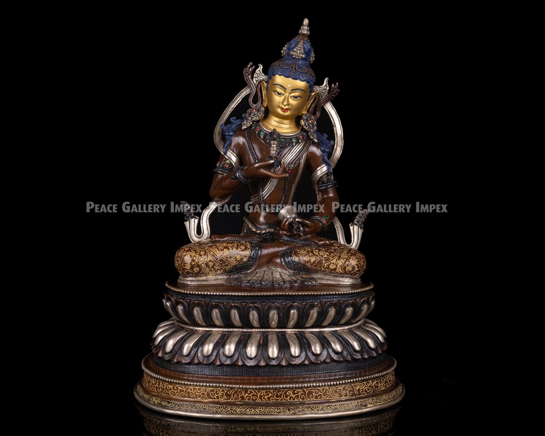 Vajrasattva Statue: Copper Oxide Bronze With Green Patina - Etsy