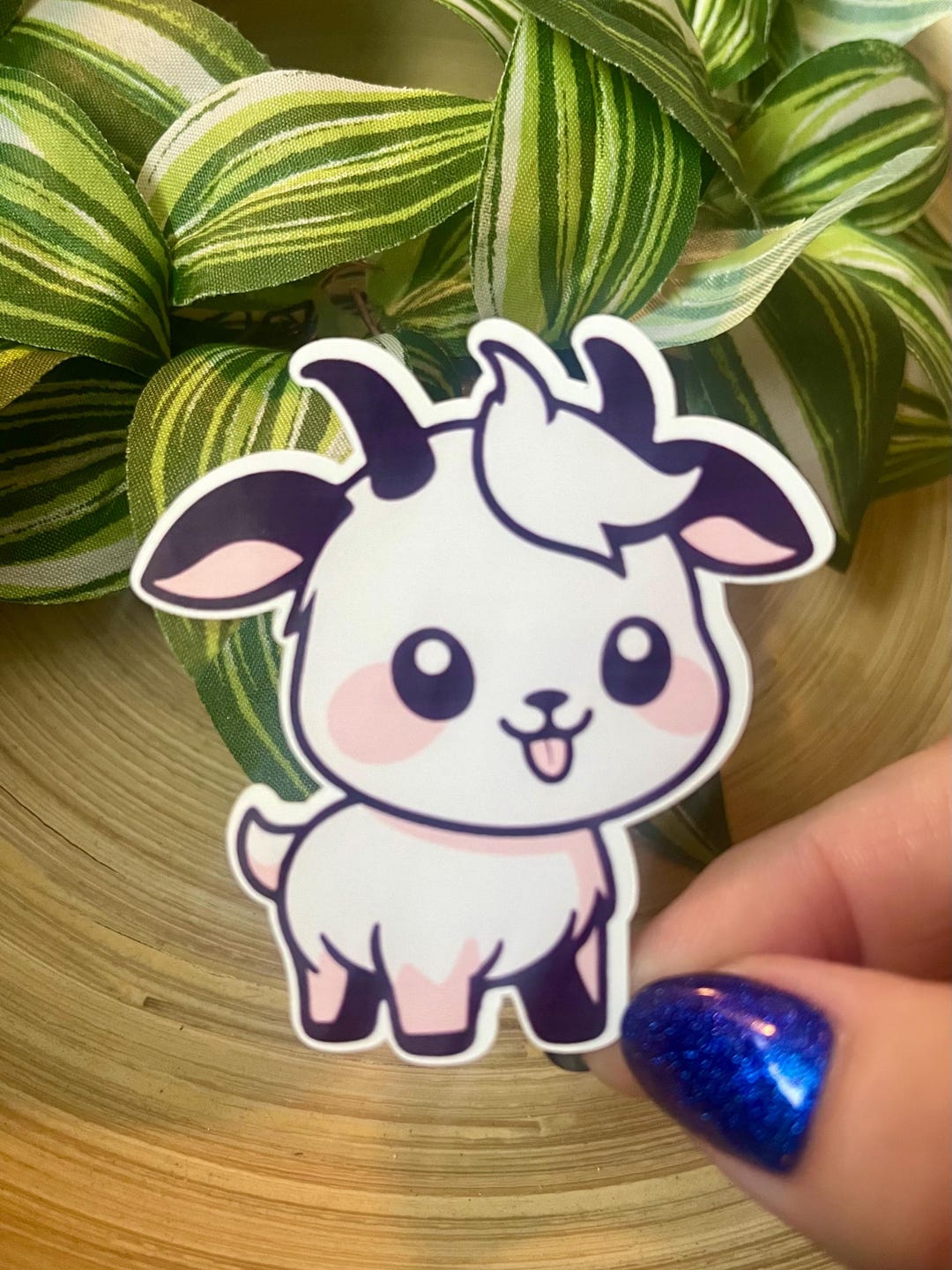 Cute Baby Goat Sticker - Etsy