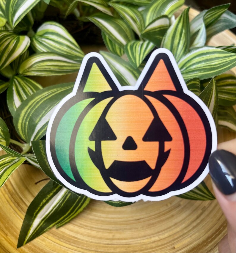 Cute Pumpkins Halloween Sticker Pack - Etsy