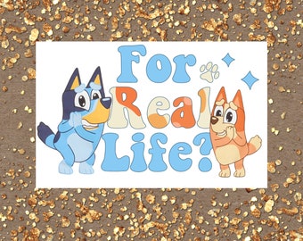Bluey for Real Life Decal Sticker - Etsy
