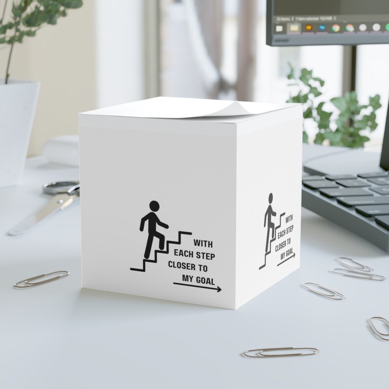 Note Cube Post It Notes Motivation Home Office Work From Home ...