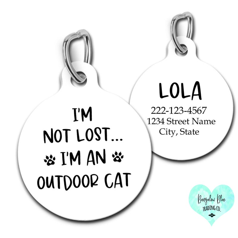 Cat Tags - Etsy