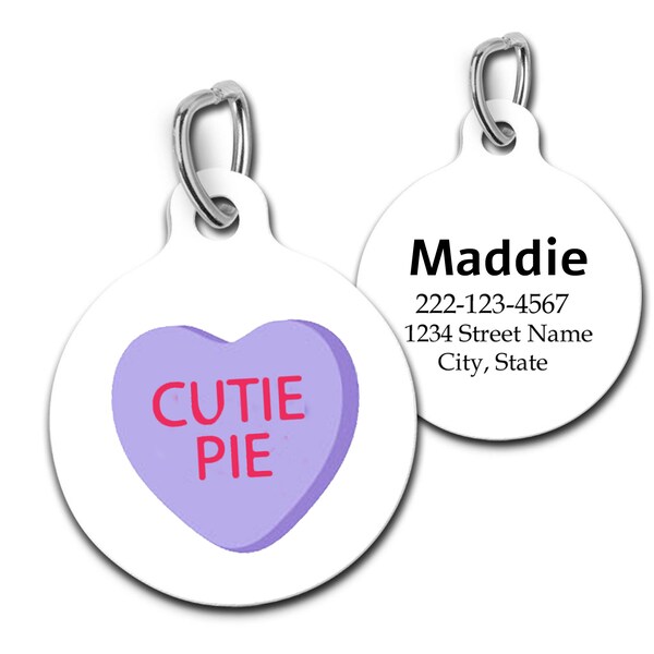 Heart Dog Tag - Etsy