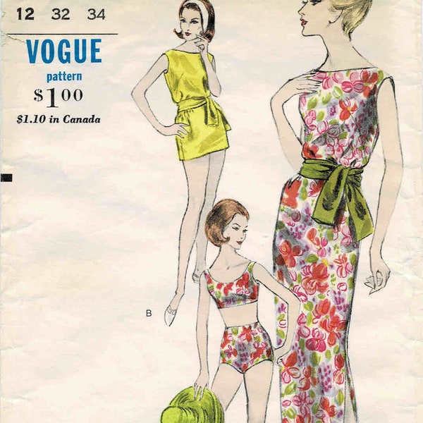 Vogue Bathing Suit - Etsy