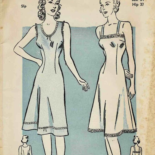 Full Slip Pattern - Etsy