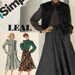 1980s Misses Pullover Shirtdress Simplicity 5531 Vintage Sewing Pattern ...