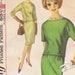 1960s Misses Sheath Dress Vogue Young Fashionables 5915 Vintage Sewing ...