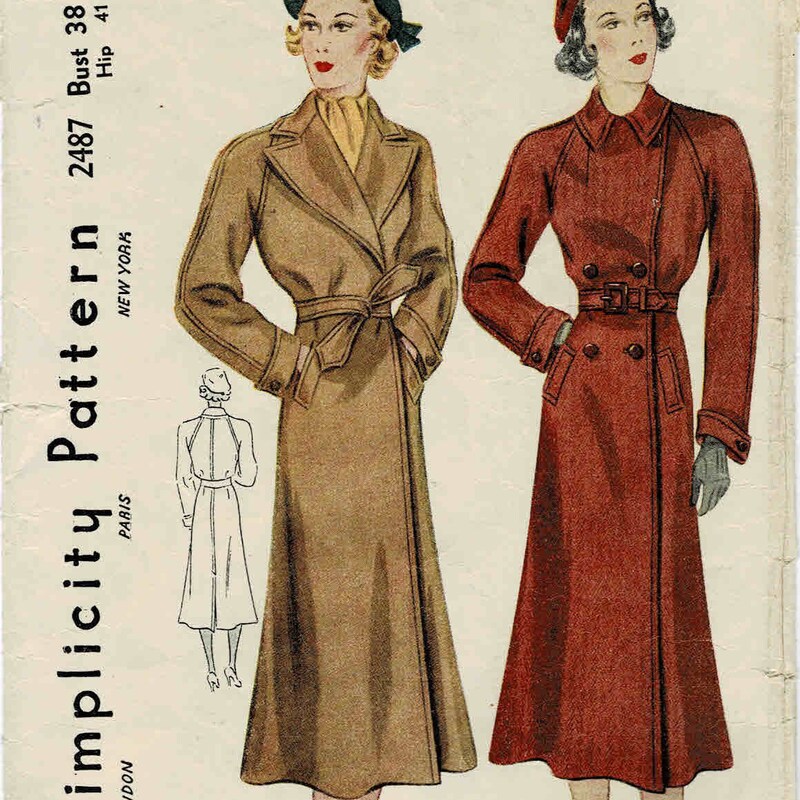 Wrap Coat Pattern - Etsy