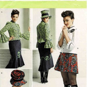 Misses Blouse Hat Knit Skirts Karen Fleisch Simplicity 8020 Sewing ...