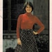 1970s Clovis Ruffin Drop Waist Fit and Flared Dress Butterick - Etsy