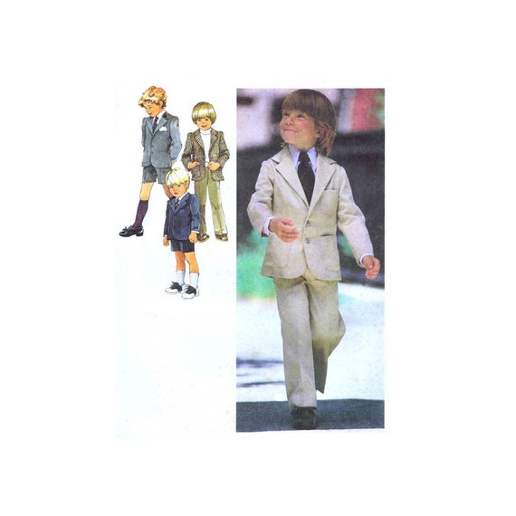 Sewing & Fiber Kits & How To Little Boys Suit Pattern Pants or Shorts ...