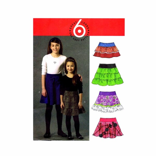 Girls Tiered Skirt - Etsy