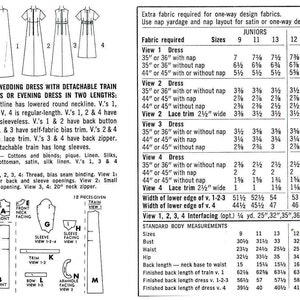 1960s Misses Wedding Dress With Detachable Train or Bridesmaids Dress ...