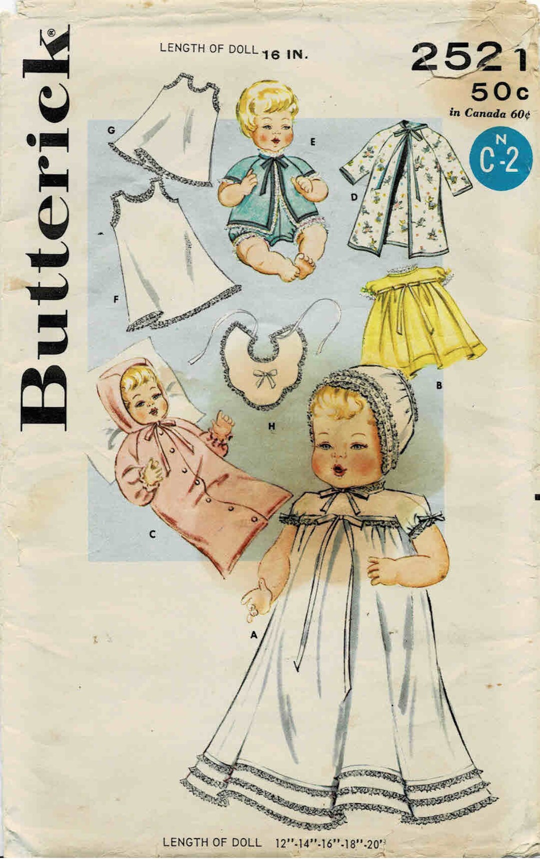 1960s Dolls Layette Thumbelina, Baby Dear, Betsy Wetsey, Tiny Tears ...