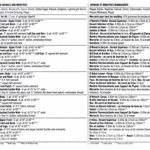 Stuffed Animals and Monsters Simplicity 1182 Sewing Pattern UNCUT - Etsy