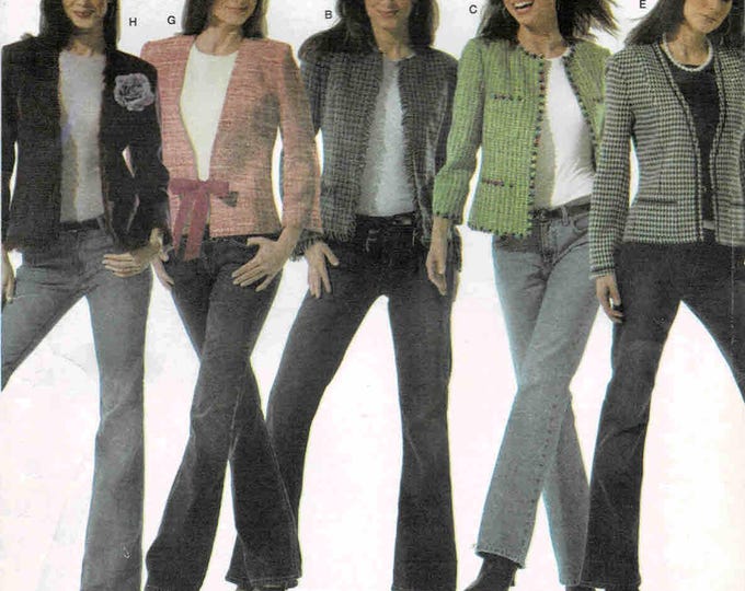 Simplicity 4954 - Misses'/miss Petite Design Your Own Lined Jackets ...