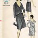 1960s Misses Suit and Blouse Vogue 6345 Vintage Sewing Pattern Size 12 ...