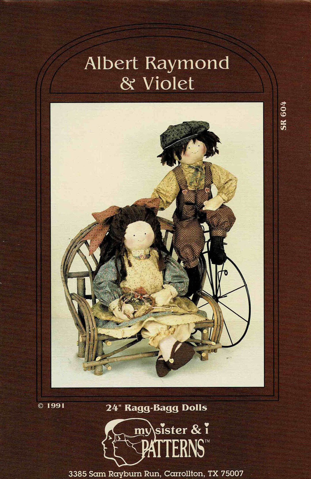 24" Albert Raymond and Violet Shelf Sitter Ragg-bagg Dolls - My Sister ...