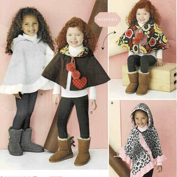 Girls Fleece Cape - Etsy