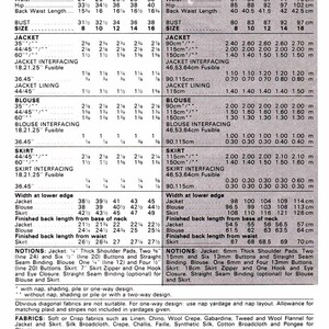 Rena Rowan Jacket Blouse Skirt Jones New York Butterick 6991 Vintage ...