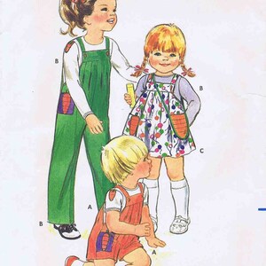 1980s Ruth Scharf Boys or Girls Overalls Jumper T-shirt Handbag ...