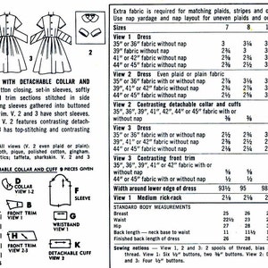 1960s Girls Soft Pleated Full Skirt Dress Simplicity 3568 Vintage ...