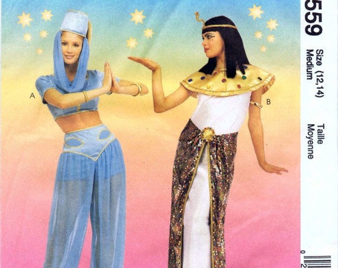 Mccall's 9559 Costume Sewing Pattern Genie Cleopatra Dress Greek ...