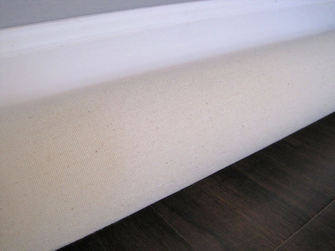 Unfilled XXL Canvas Draft Guard Custom Length Door Draft Stopper Draft ...