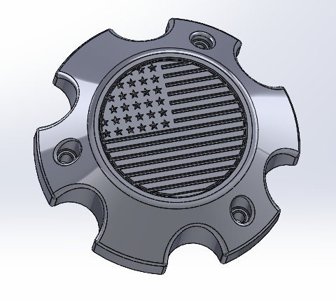Tire Center Cap 3D Print Stl File - Etsy