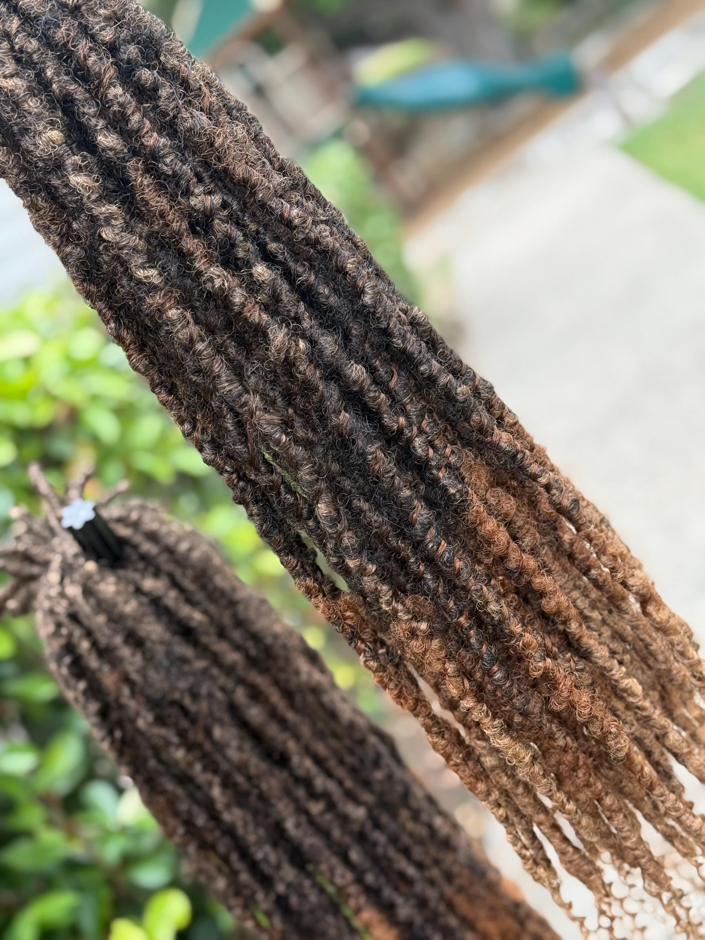 Goddess Distressed Locs in Color: Cookie Dough - Etsy