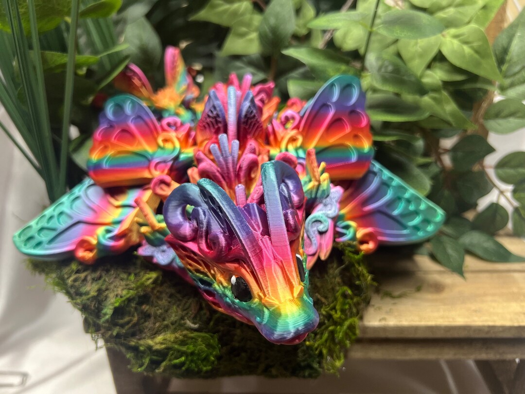 Baby Butterfly Dragon Cinderwing Articulated 3D Print - Etsy
