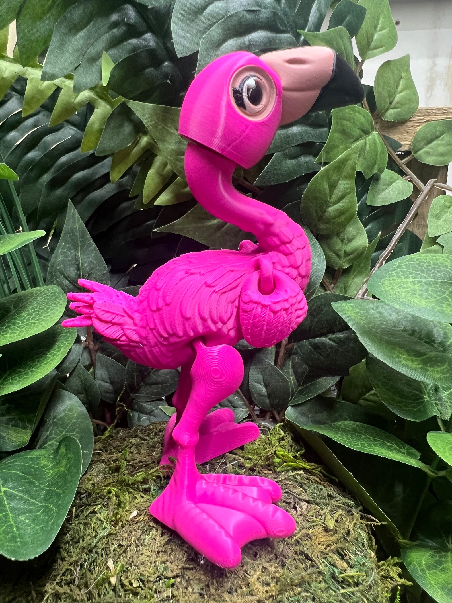 Super Cute 3D Flamingo, by Toonz Factory - Etsy