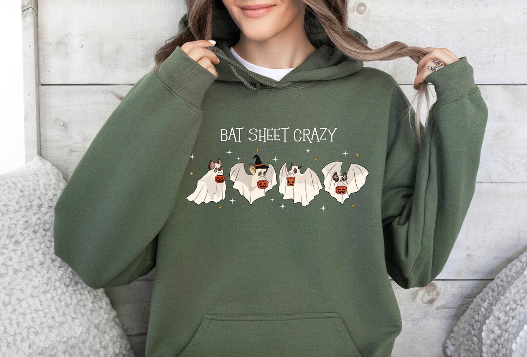 Bat Sheet Crazy, Halloween Bat Shirt, Halloween Gift, Halloween Bat ...