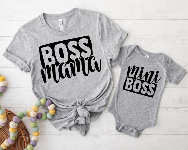 Boss Mama Mini Boss Shirt, Mom Shirt, Mama Mini Shirt, Boss Mini Shirt ...