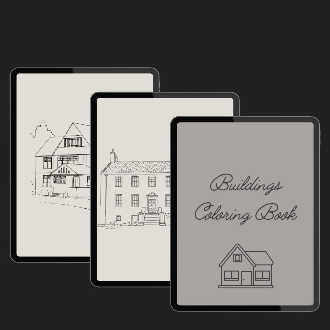 Architectural Wonders Digital Coloring Book - Explore and Color ...