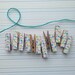 Teeny Tiny Birds Clothesline Clips W Twine for Photo Display - Etsy