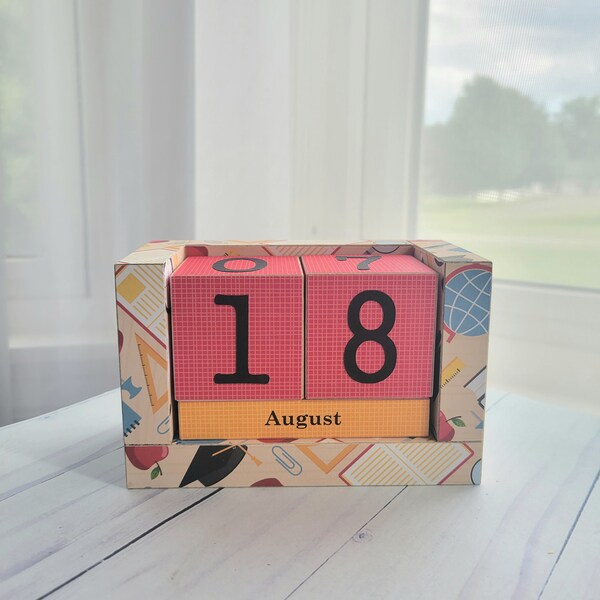 Block Calendar - Etsy