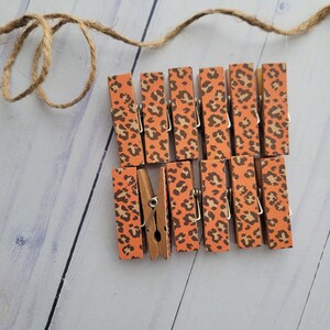 Cheetah Leopard Spots Clothesline, Animal Print Chunky Little ...
